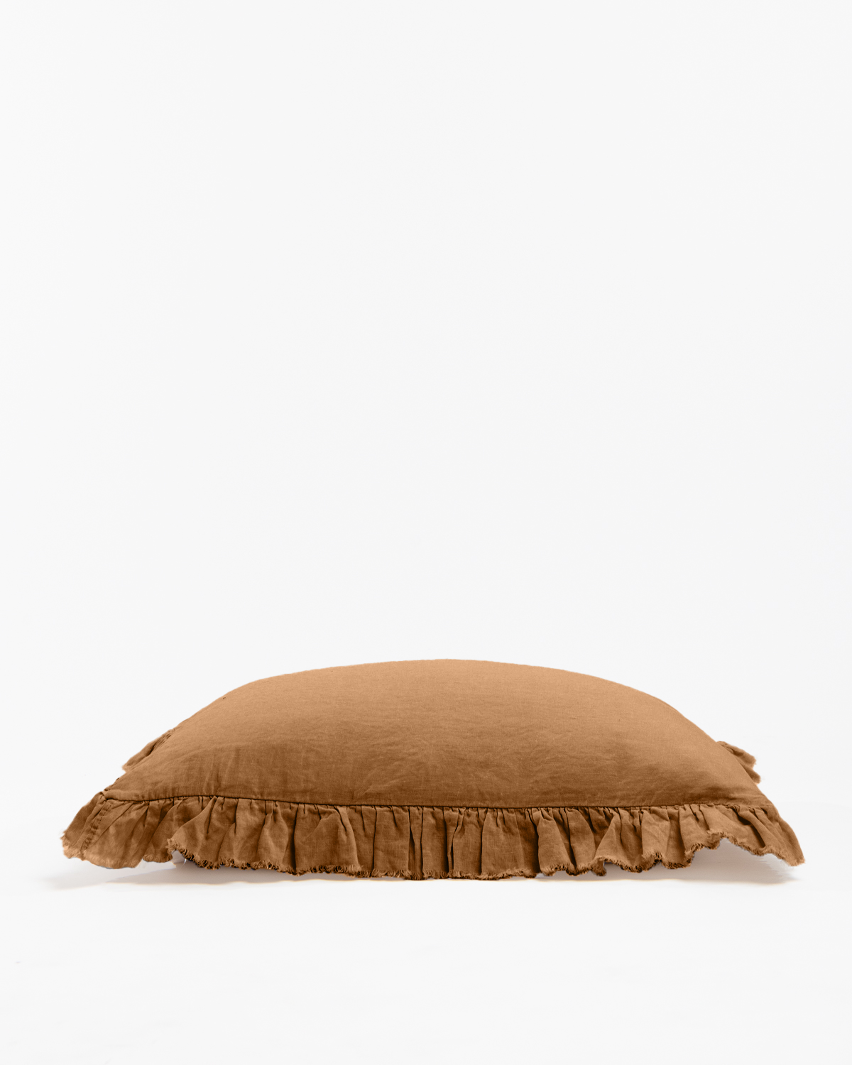 Cinnamon Linen Sham With Frindges – Sauths