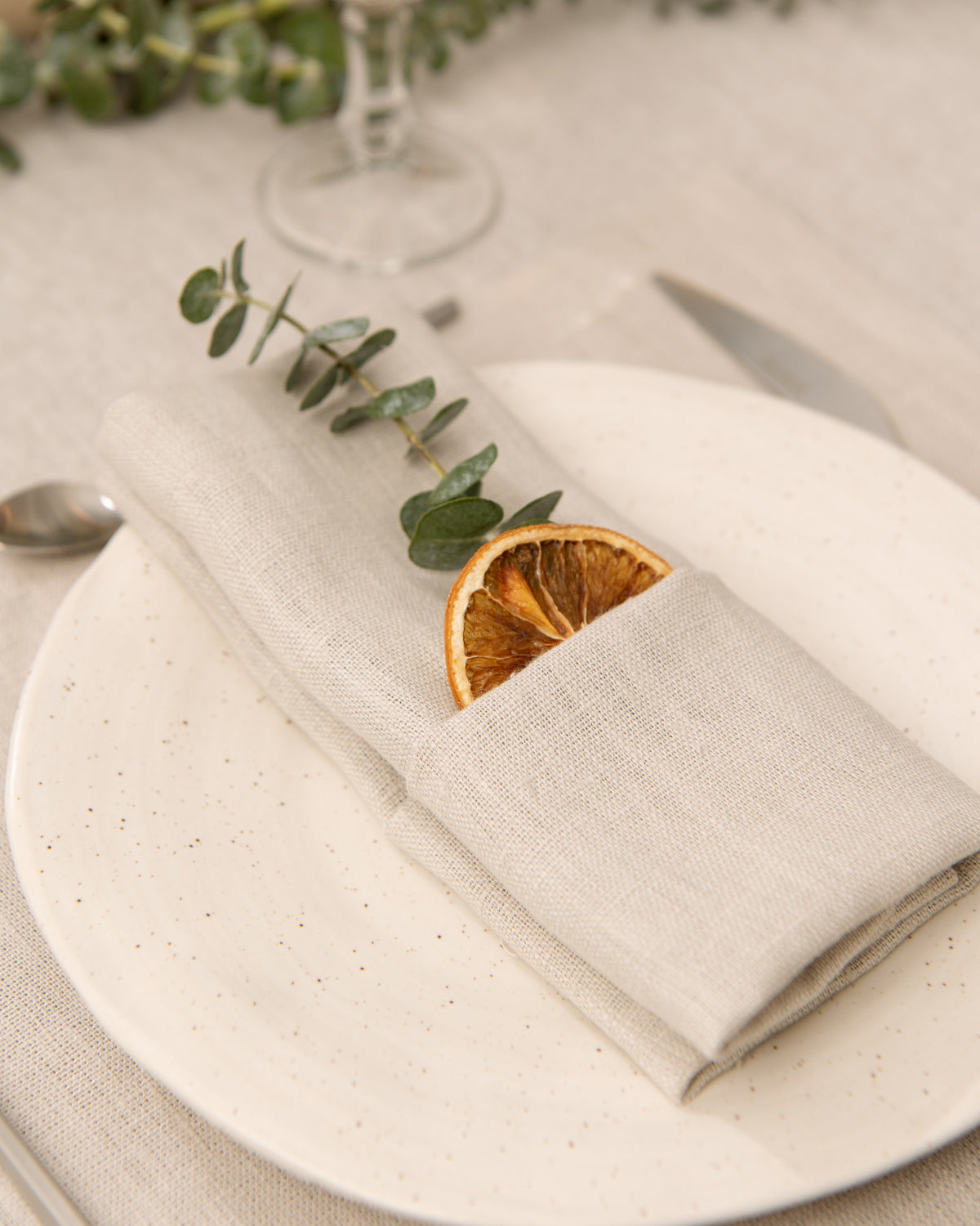 Beige Heavyweight Linen napkins set of 2 – Sauths